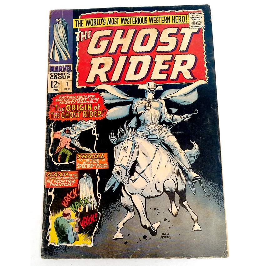 HQ Quadrinho Ghost Rider Nº1 Carter Slade Marvel 1962 Original | Shopee ...