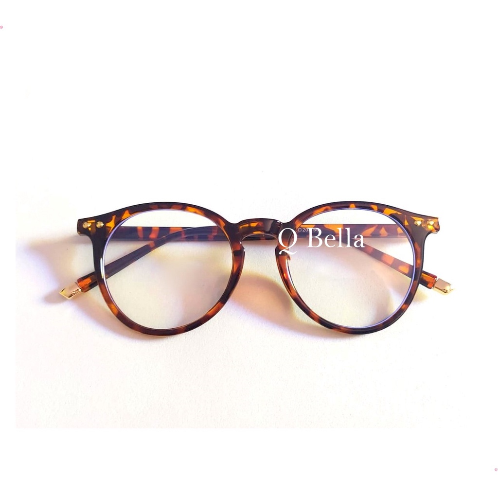 armação de oculos de grau grande redonda masculino feminino tartaruga ...