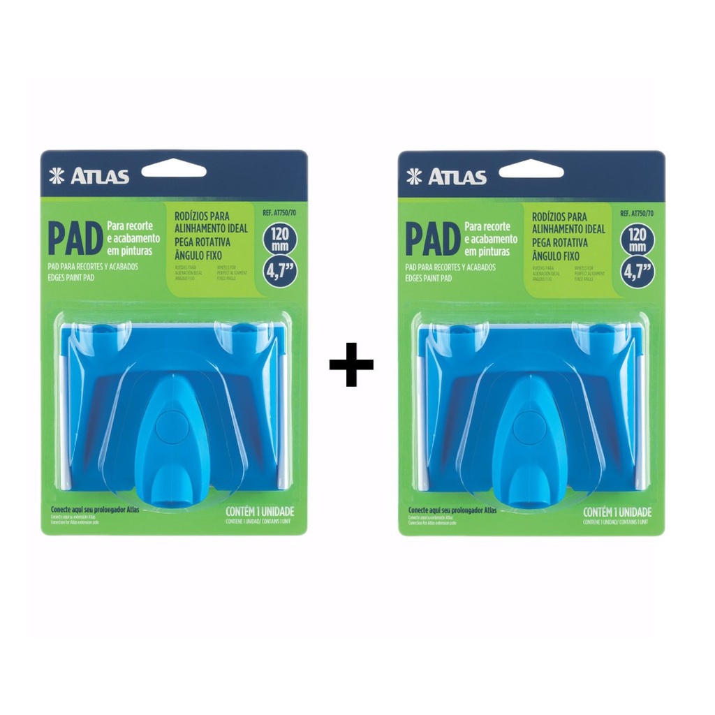 Pad P/ Recorte De Pintura E Acabamento Atlas - Kit C/ 2 Pads | Shopee ...