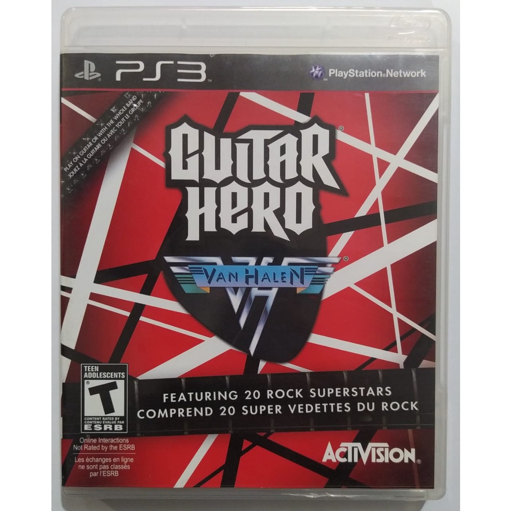 JOGO GUITAR HERO VAN HALEN PS3 (SEMINOVO) | Shopee Brasil