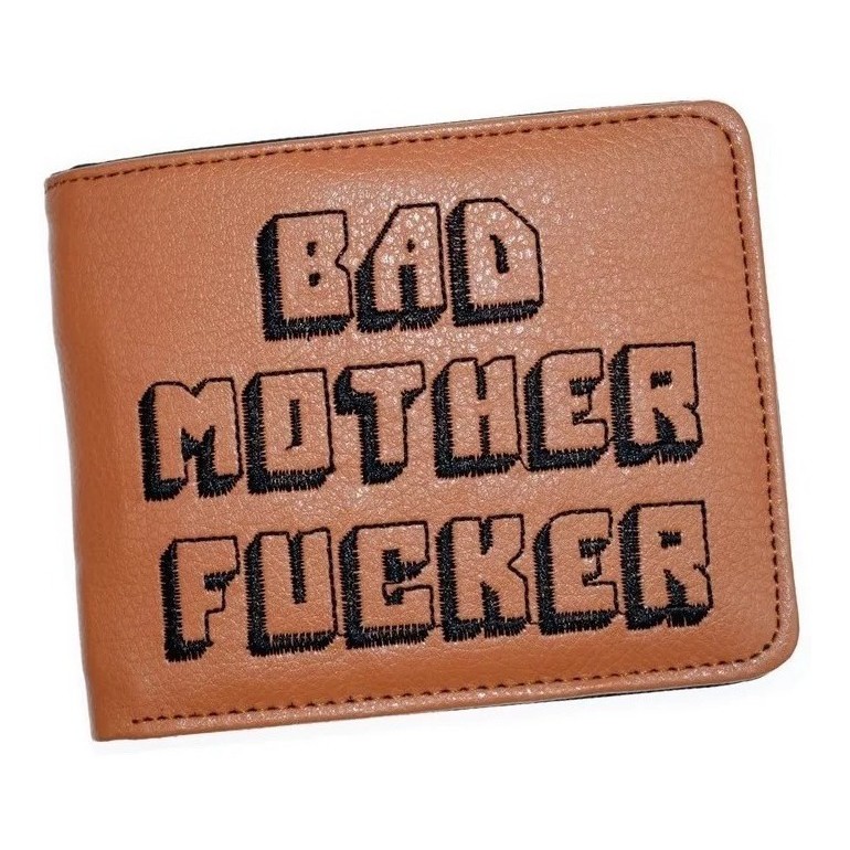 Carteira Pulp Fiction Bad Motherfucker Jules Couro Ecológico Shopee