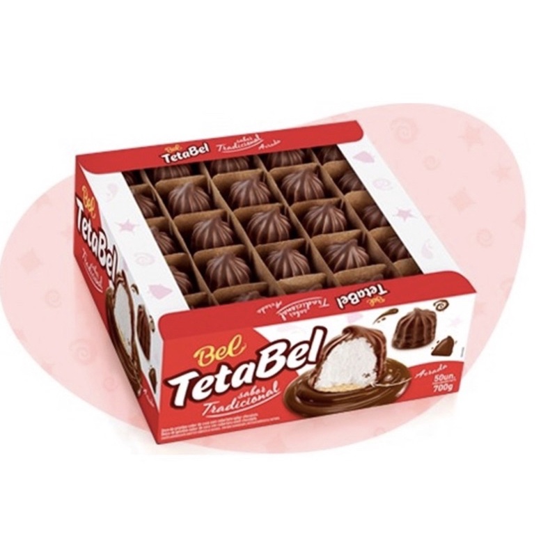 Doce Teta de Nega Tetabel Tradicional C/50 unids - Bel | Shopee Brasil