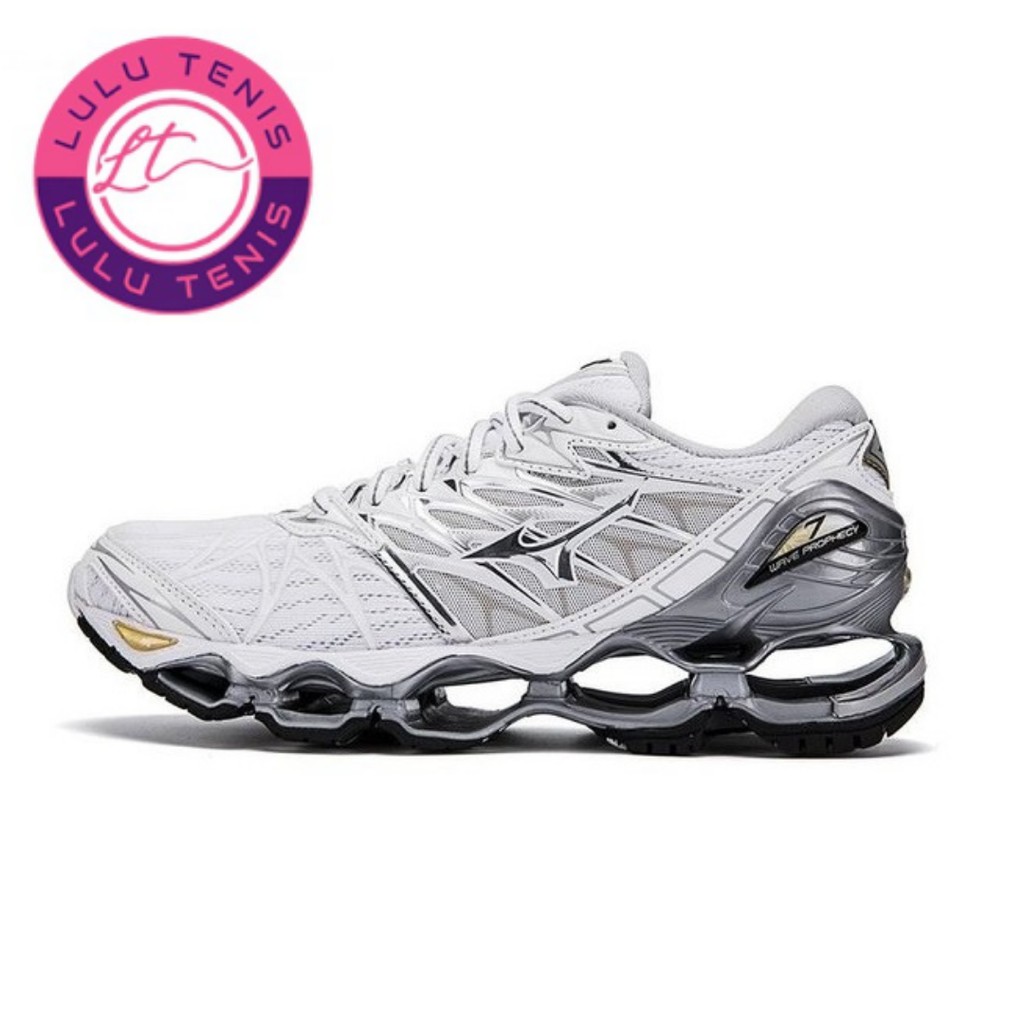 Tênis Mizuno Wave Prophecy 7 Pro 7 Branco Importado Promoção | Shopee ...