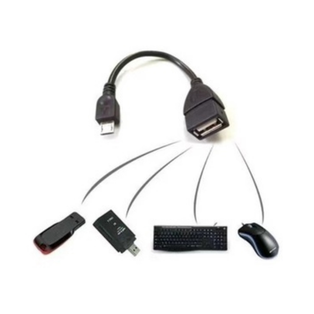 Cabo Adaptador Otg V8 Usb Para Celular Tablet Motorola Samsung Pendrive ...