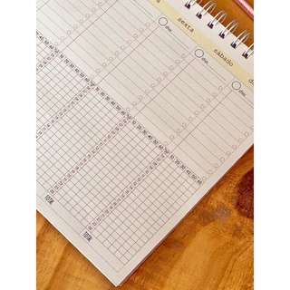 Planner de Estudos Semanal - Método Coreano | Shopee Brasil