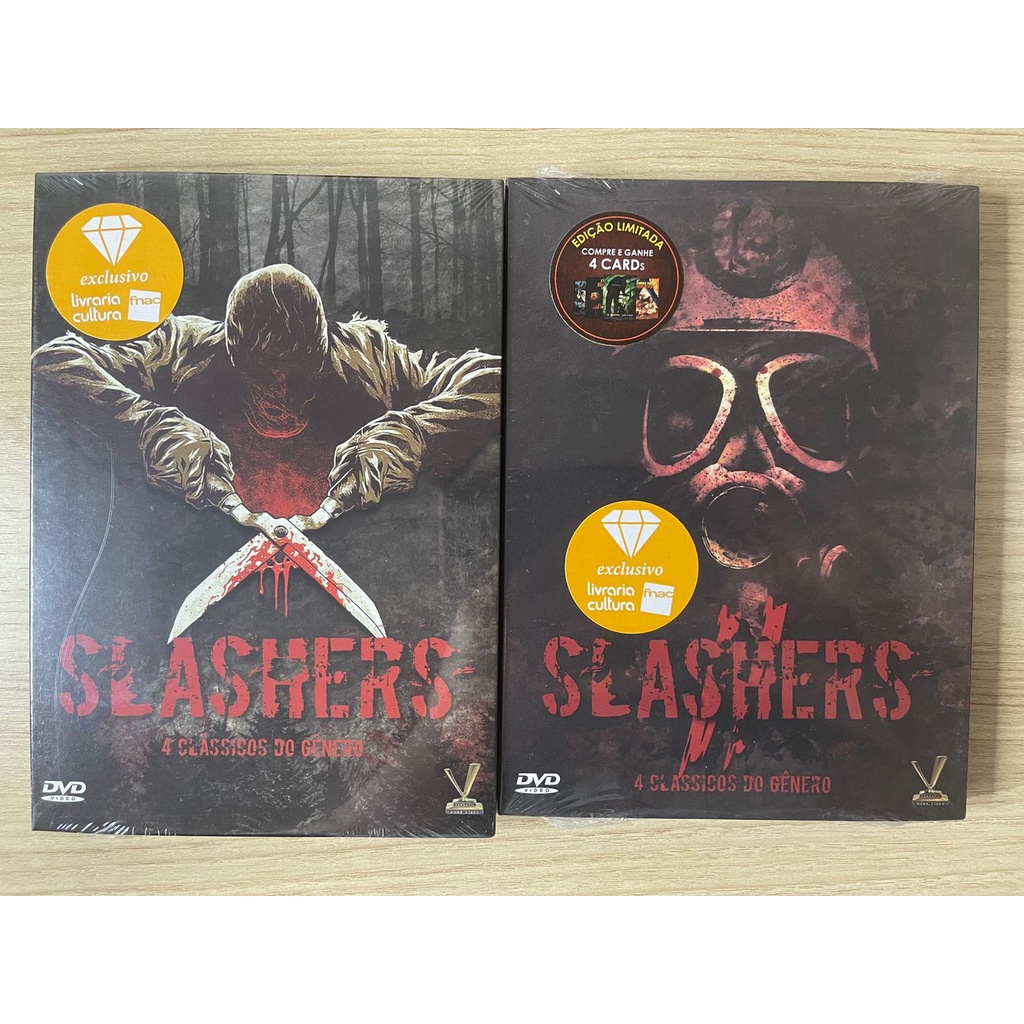 DVD Slashers 1 e 2 - Clássicos do Terror - 8 Filmes - Lacrado ...