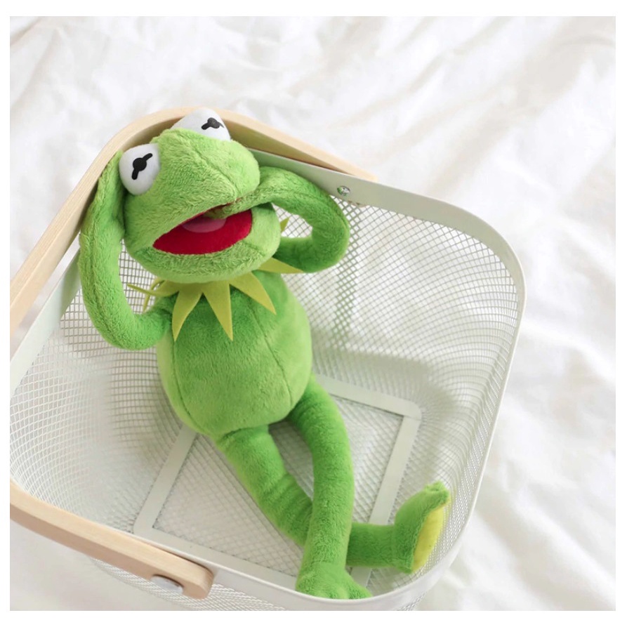 Caco O Sapo Kermit Pelúcia Muppet Babies Vintage Retrô 40cm | Shopee Brasil