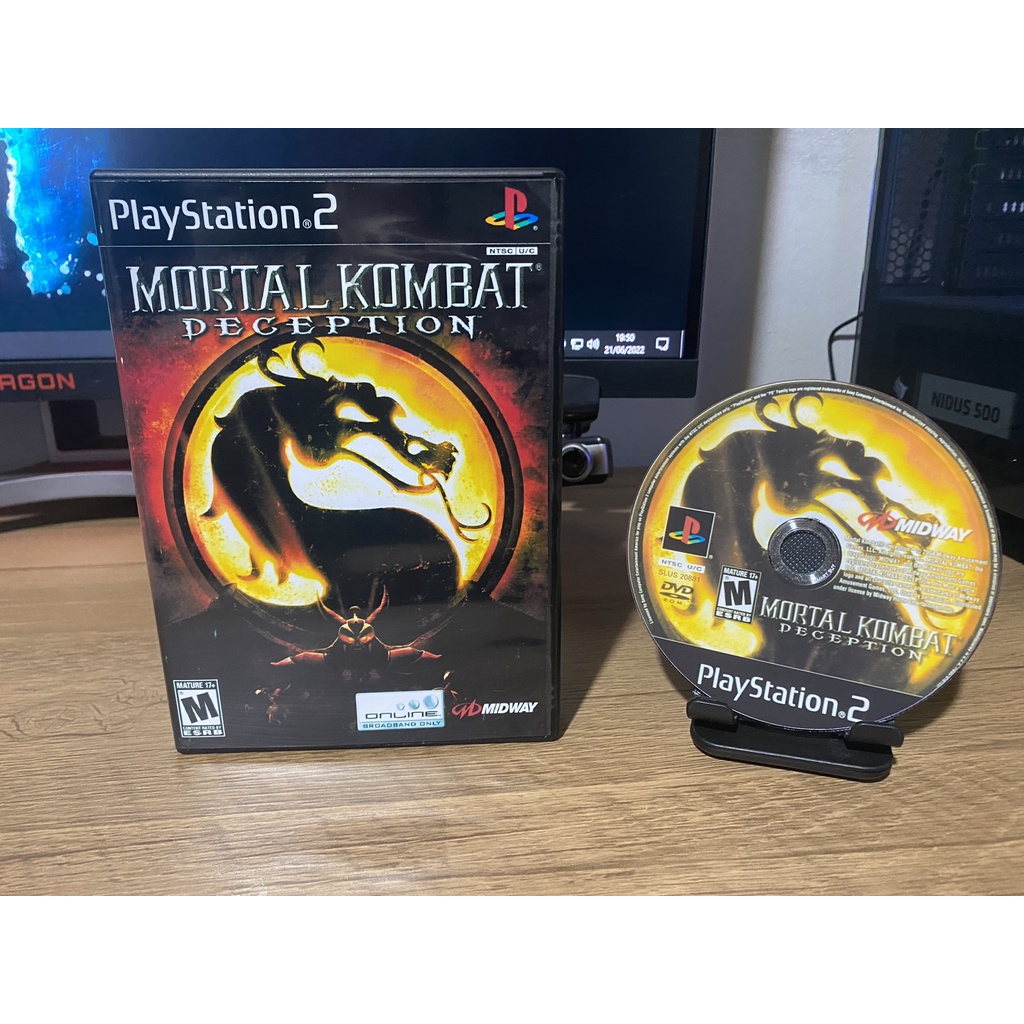 Mortal Kombat Deception para PS2 | Shopee Brasil