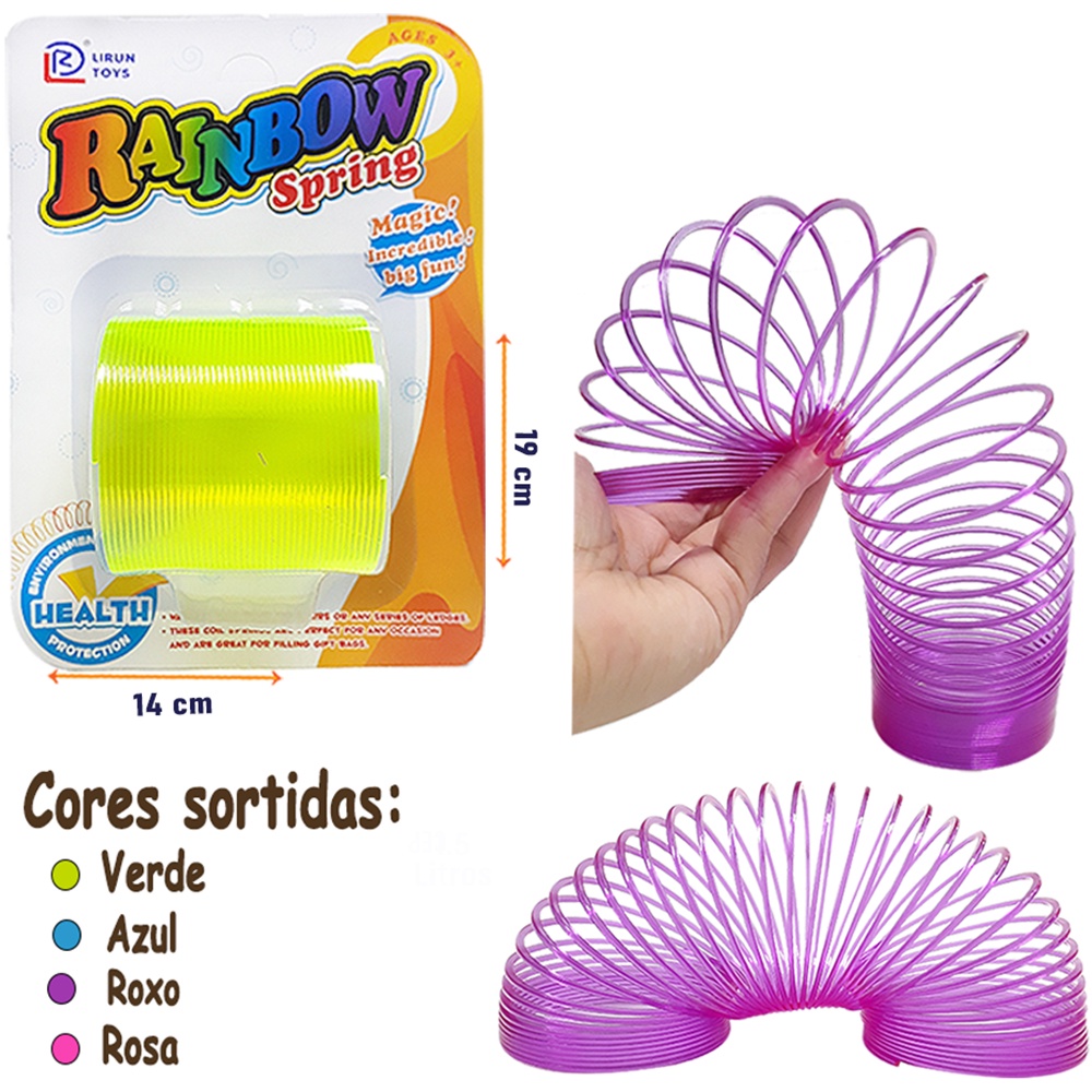 Brinquedo Mola Maluca Rainbow Spring Promoção Shopee | Shopee Brasil