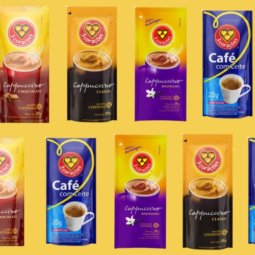 Café Três Corações individual sachê 20g -Sabores - Corre Que Ta Baratinho