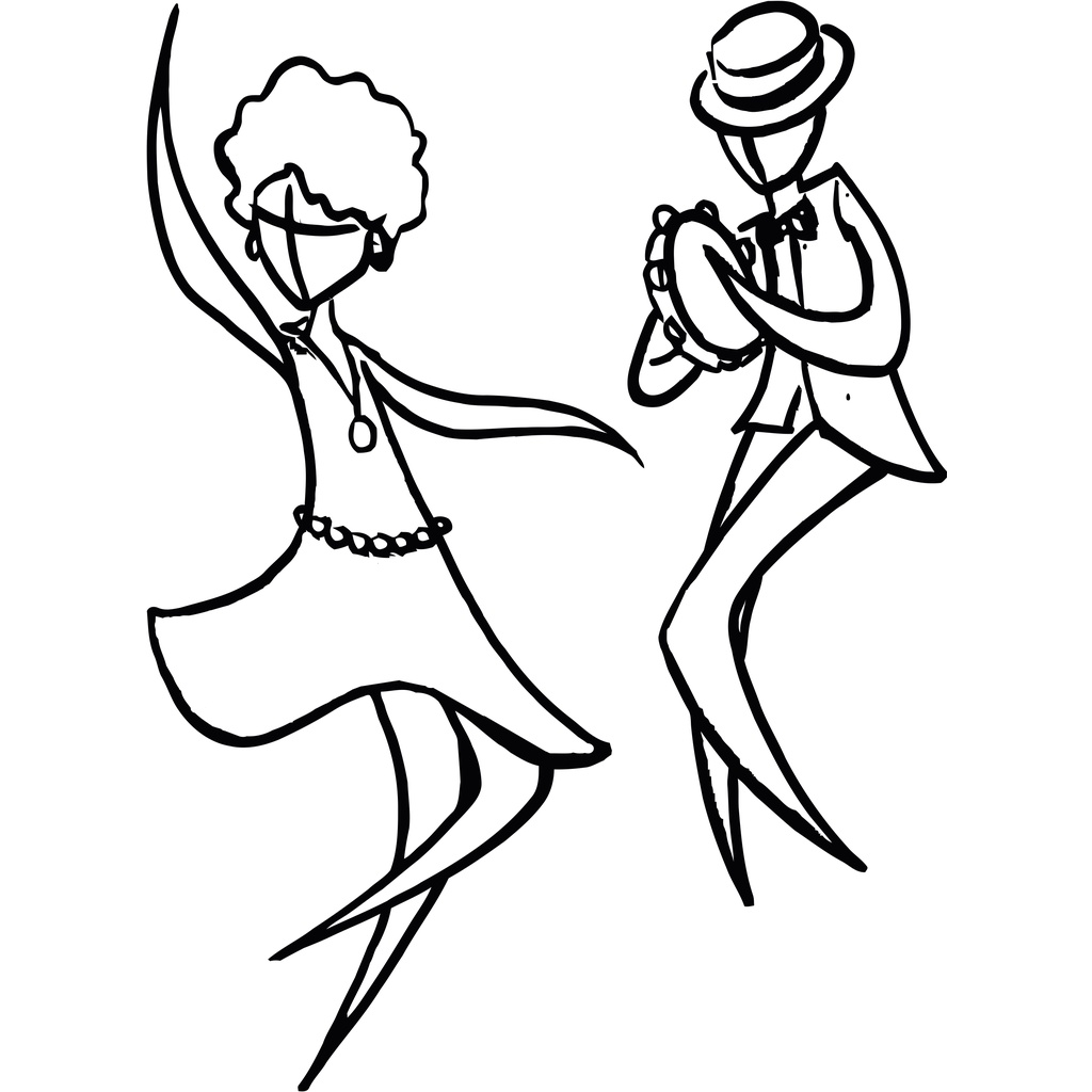 Adesivo de parede/vidro e decoração Carnaval os Dançarinos do Samba ...