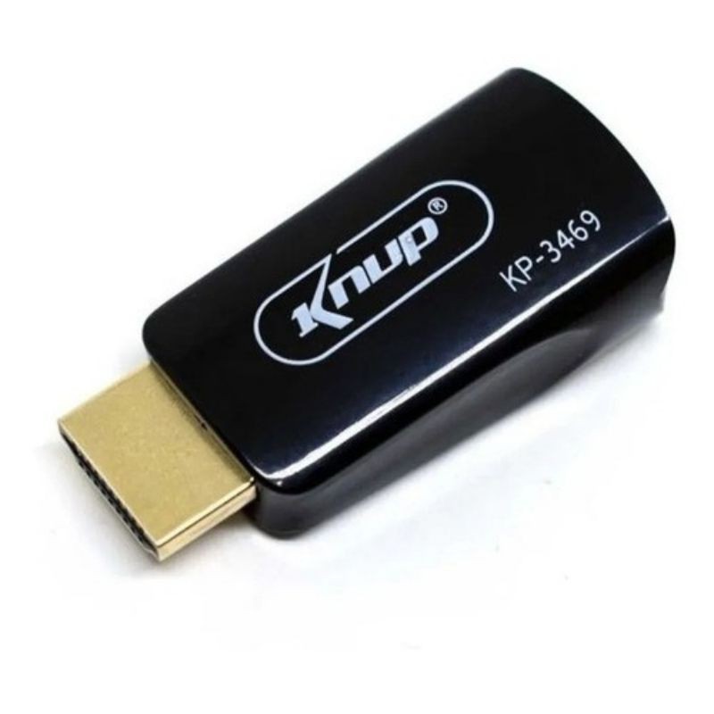 Adaptador Conversor HDMI x VGA Para TV PC Notebook | Shopee Brasil