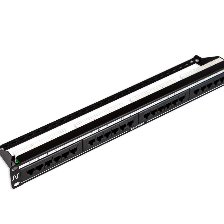 PATCH PANEL 24 PORTAS CAT5e NEXANS | Shopee Brasil