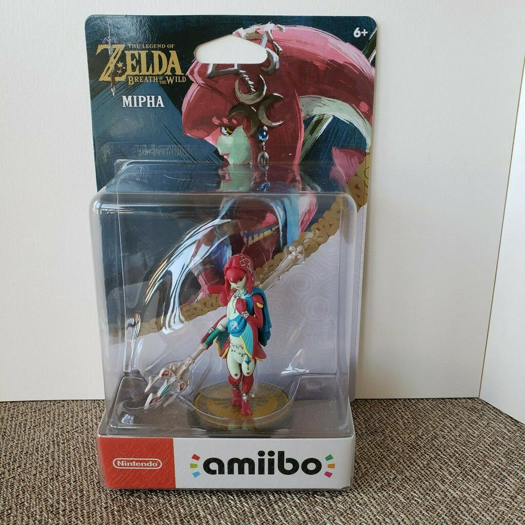 Nintendo Switch Amiibo Mipha Zelda Breath Of The Wild The Legend Of ...