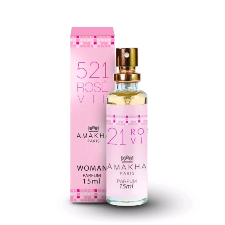 Perfume 521 vip rose Amakha-Paris 15 ml | Shopee Brasil