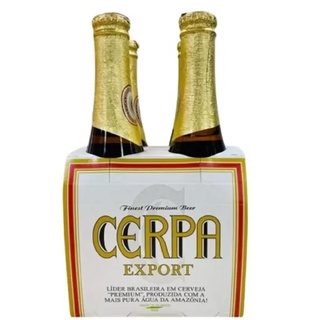 Cerveja CERPA Export Long Neck 350ML (4 unidades) | Shopee Brasil