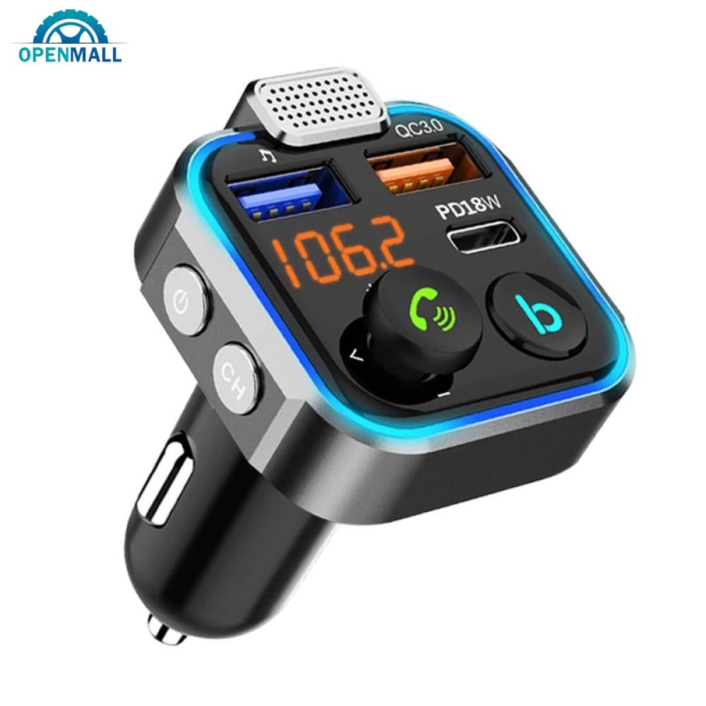 Transmissor FM Bluetooth 5.0 Para Carro , MP3 Modulador Player , Receptor De Áudio Sem Fio Mãos ...