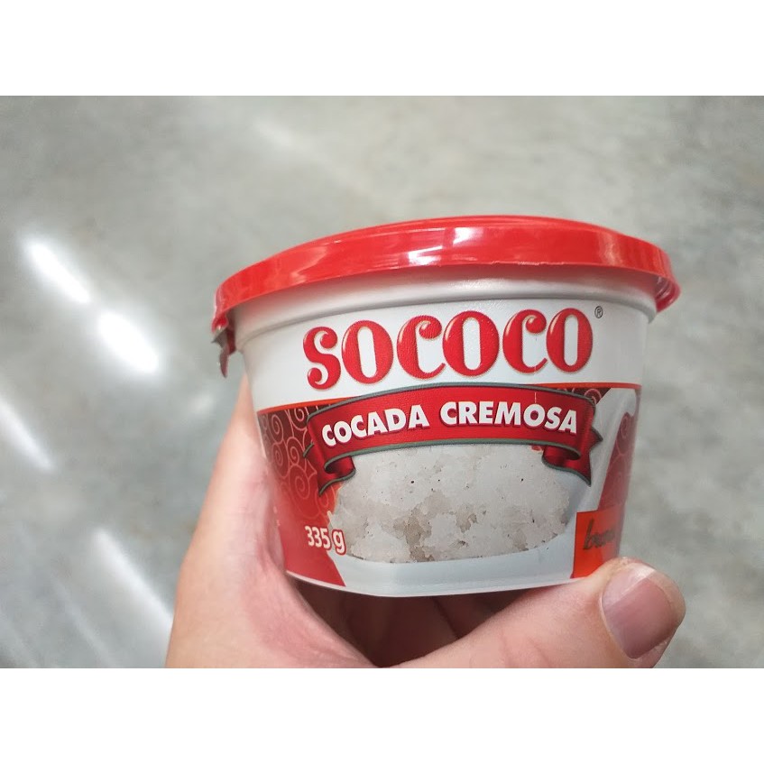 COCADA BRANCA CREMOSA 335G * SOCOCO | Shopee Brasil
