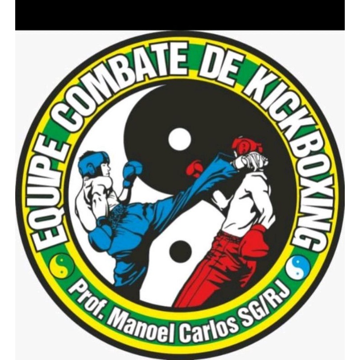 Patch Aplique Bordado Termocolante Equipe Combate de kick boxing ...