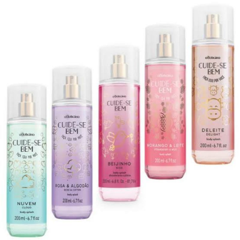 Body Splash Desodorante Corporal Cuide-se Bem 200ml - O Boticario *Escolha sua Fragrancia ...