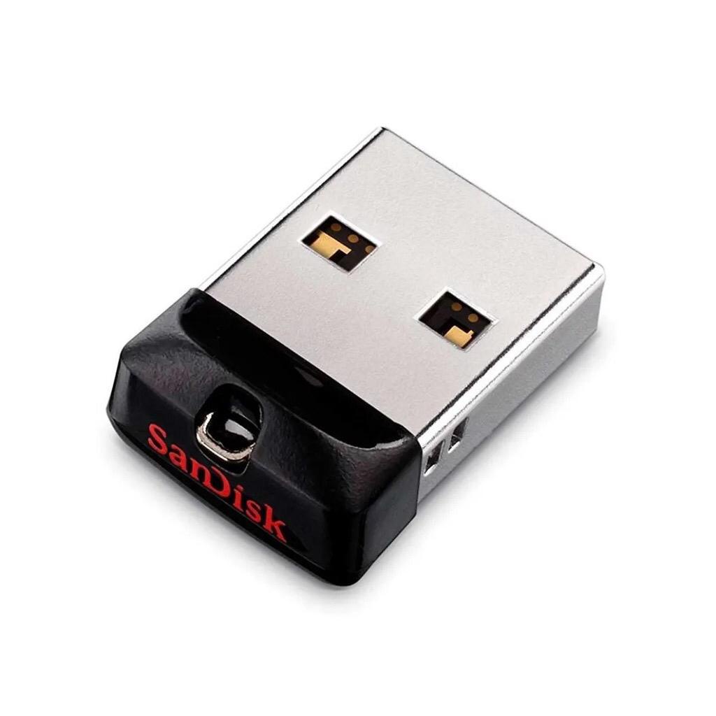 Ultra mini Pen Drive Nano Sandisk cruzer fit 64gb original | Shopee Brasil