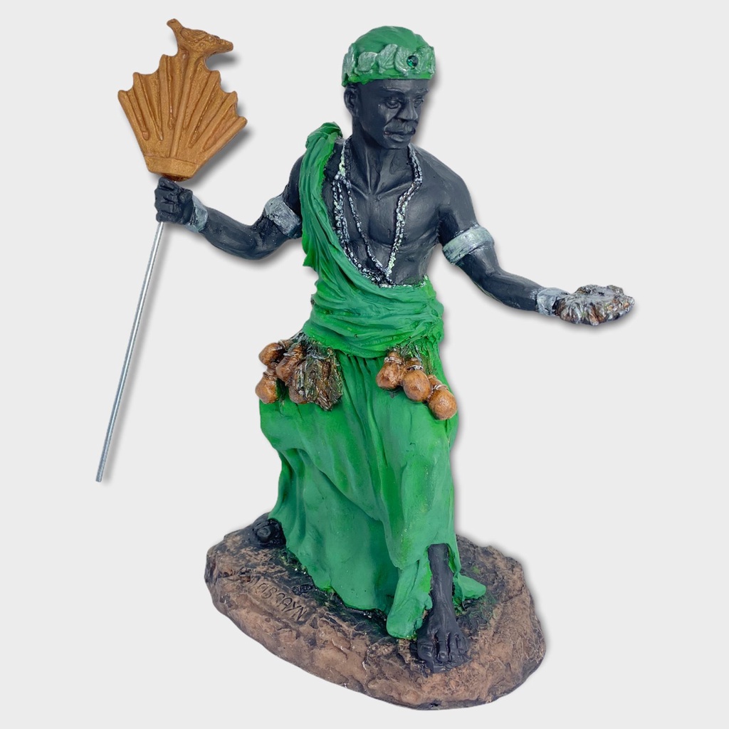 Escultura Imagem Ossain Orixá Resina 25 Cm | Shopee Brasil