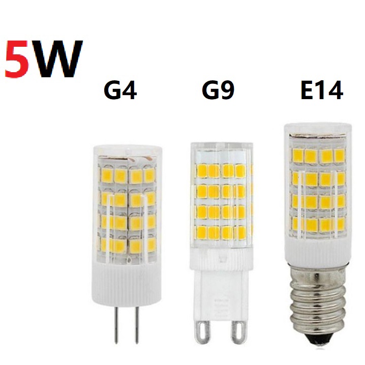 Lâmpadas Halopin G9 G4 E14 Led 5w Para Lustres E Arandelas Branco quente 3000K / Branco Frio ...