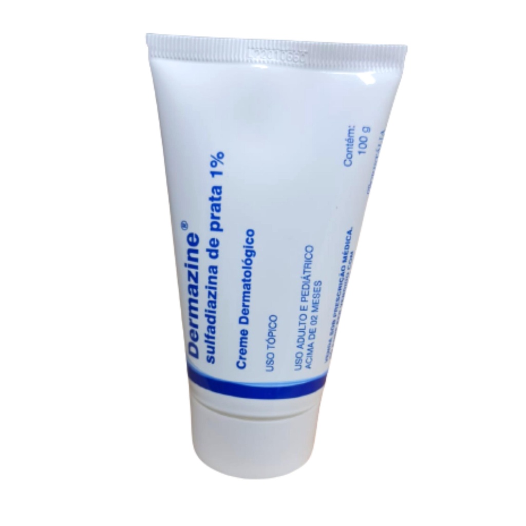 Dermazine Pomada Dermatológica Sulfadiazina de Prata 1% 100 Gr ...