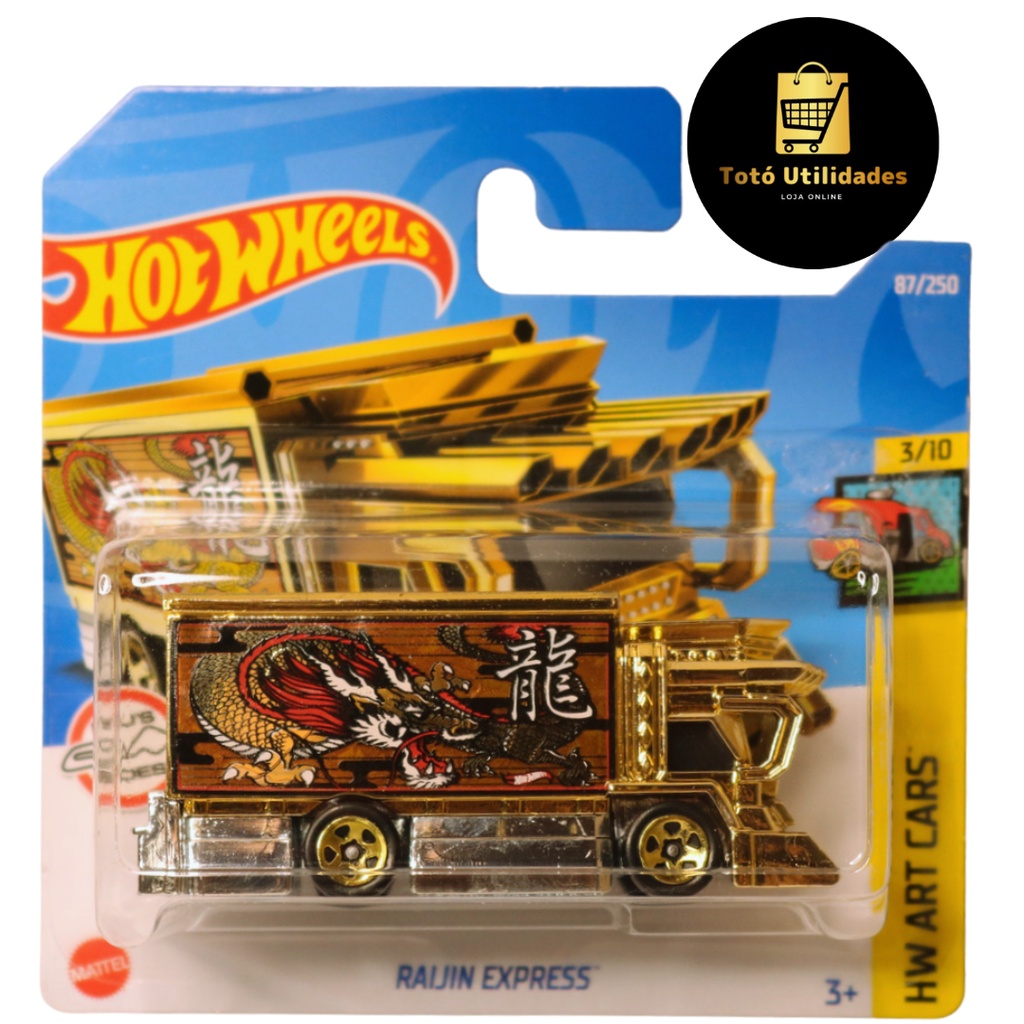 Hot Wheels Raijin Express - HW Art Cars | Shopee Brasil