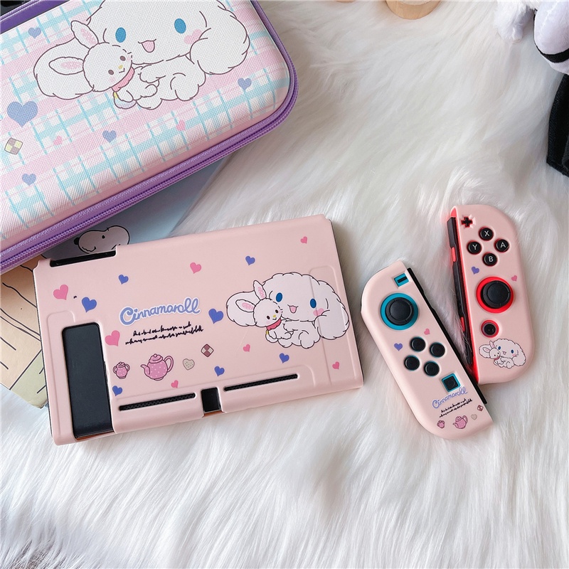 Nintendo Switch OLED Caso Protetor Bonito Estilo Buddy Rosa Colorido ...