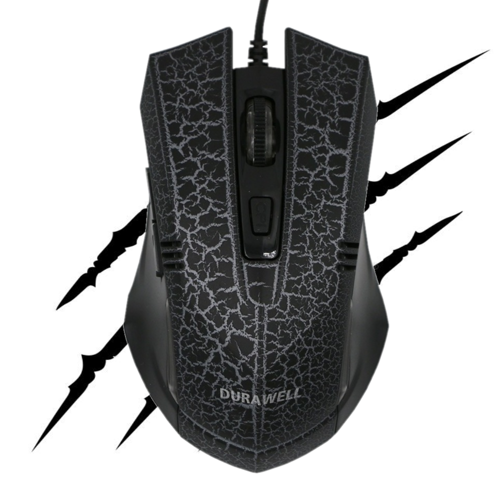 Mouse Gamer optico Usb 3200 dpi 6 botoes durawell Gaming Pro | Shopee ...