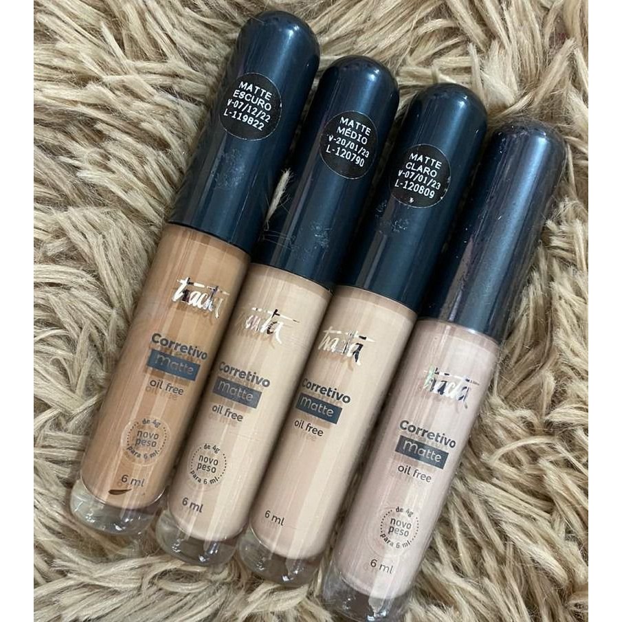 Corretivo Líquido Matte Tracta OIL FREE Alta Cobertura - Escolha a Cor ...