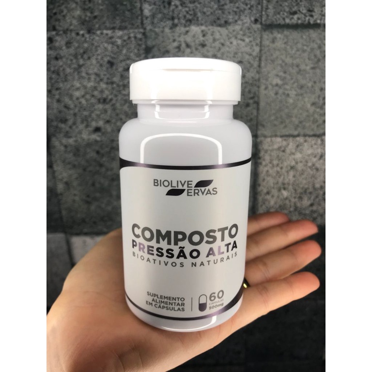 Composto pressão alta bioativos naturais 60cap 500mg - BIOLIVE ERVAS ...
