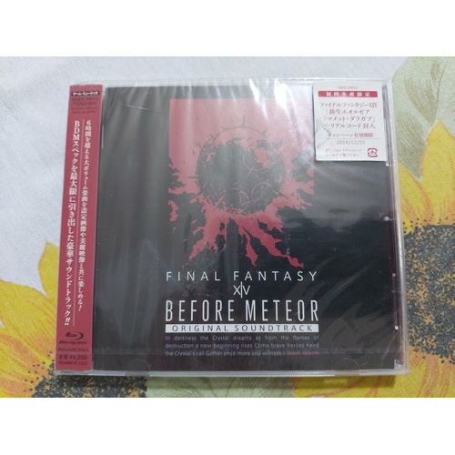 Blu-ray Final Fantasy Xiv Before Meteor Original Soundtrack trilha ...