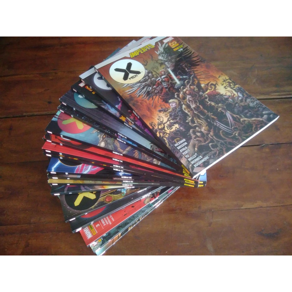 HQ X-Men - 4ª Série/Panini 1-2-3-4-5-6-7-8-9-10-11-12-13-14-15-16-17-18 ...