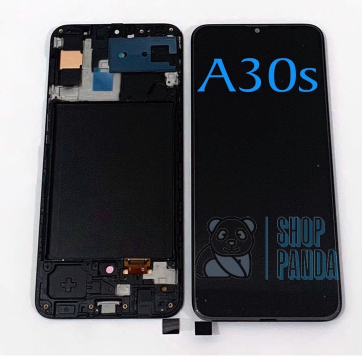 Frontal Tela Display Touch A30s A307 C/ Aro Original Oled Com Biometria Pronta Entrega ...