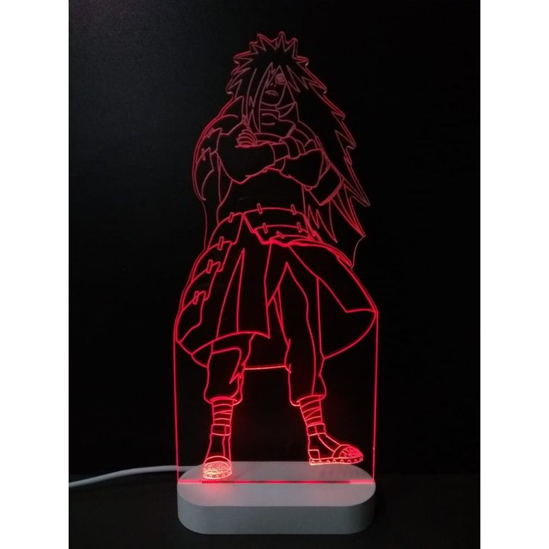 naruto-luminaria de mesa led neon- Madara uchiha | Shopee Brasil