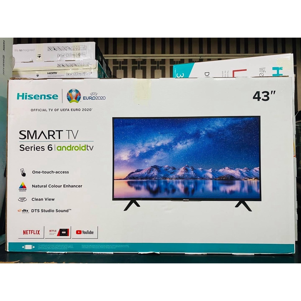Nova e original TV Hisense de 43 polegadas | Shopee Brasil