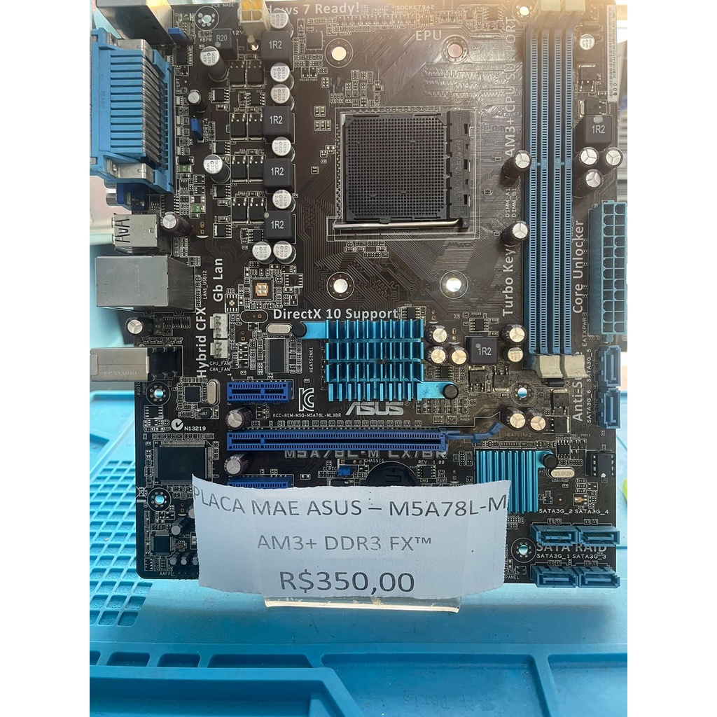 Placa Mãe Asus M5a78l-m Lx Ddr3 Amd Am3+ | Shopee Brasil