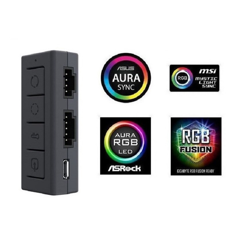 Cooler Master Controlador De Led Argb Com Cabo P/ 3 Fans 5v MFX-ACBN ...