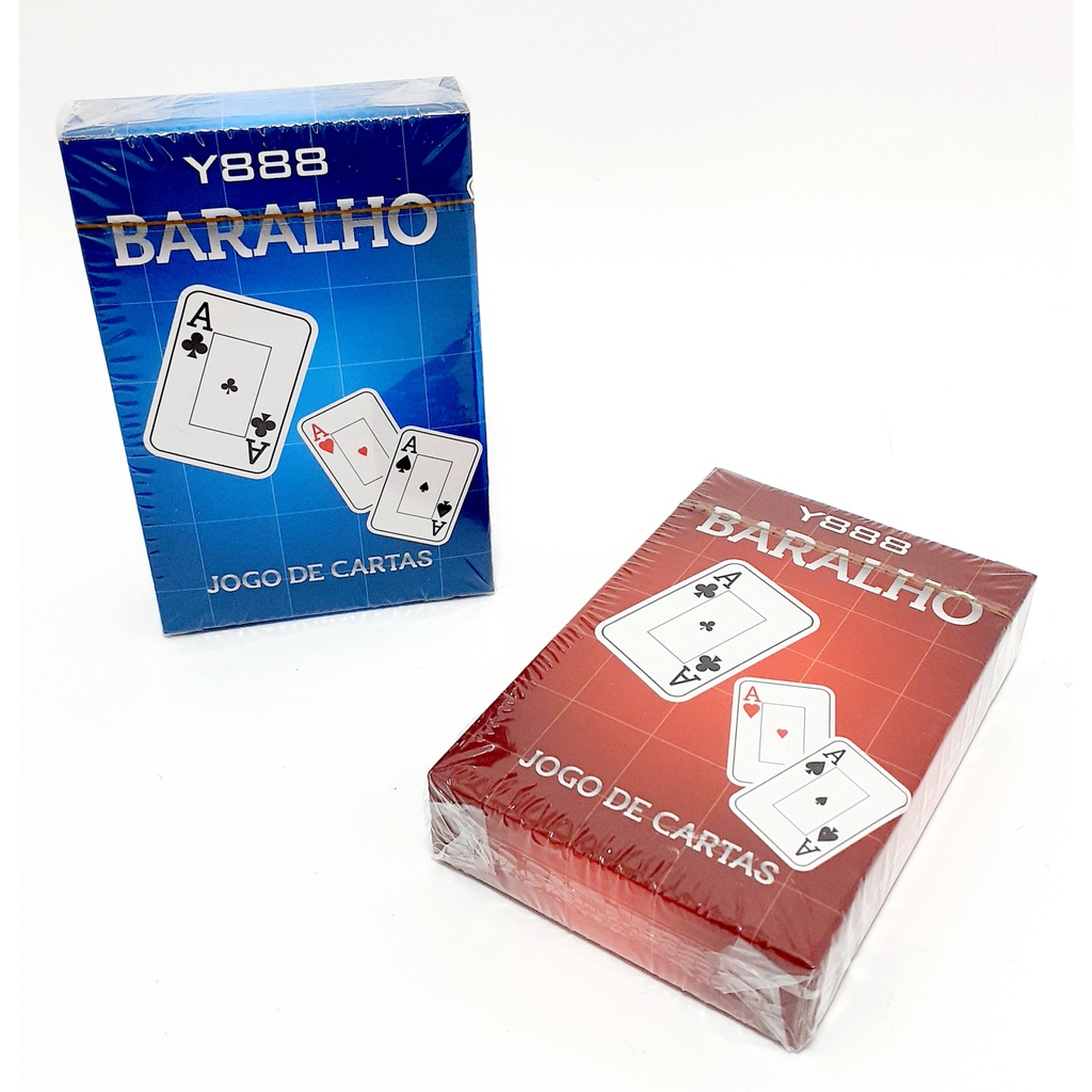 Jogo De Cartas Baralho Com 54 Cartas - Colorido | Shopee Brasil