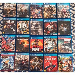 PlayStation 4 Jogos Midia Fisica Baratos | Shopee Brasil