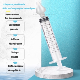 Seringas de lavagem nasal infantil e adulto soro limpeza do nariz ...