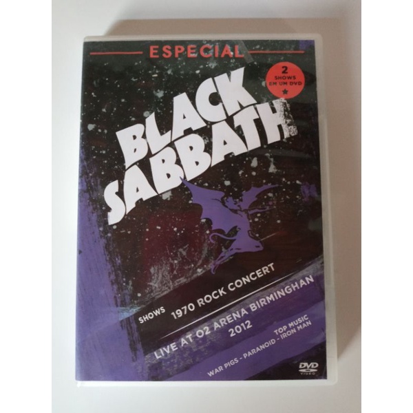 Dvd - Black Sabbath - 2 SHOWS | Shopee Brasil