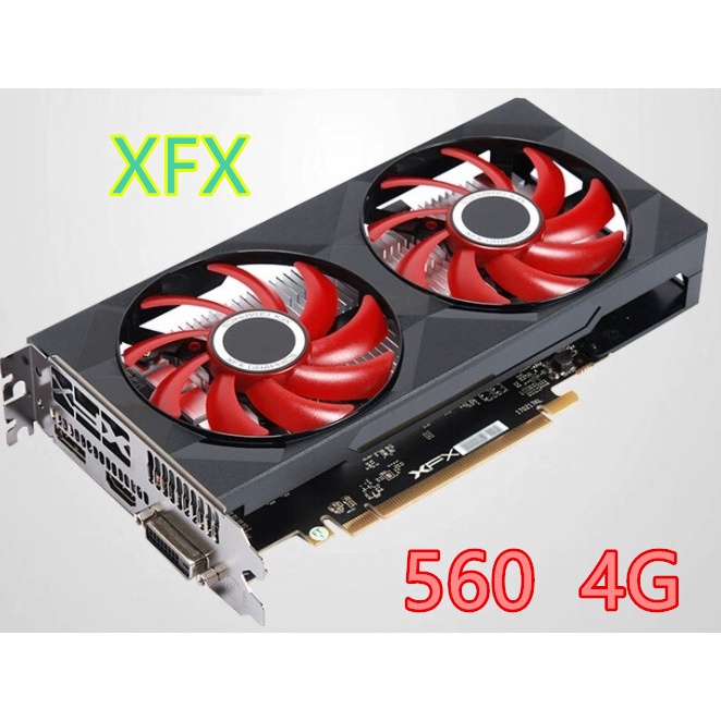 Placa De Vídeo Rx 560 4GB Xfx - Escorrega o Preço