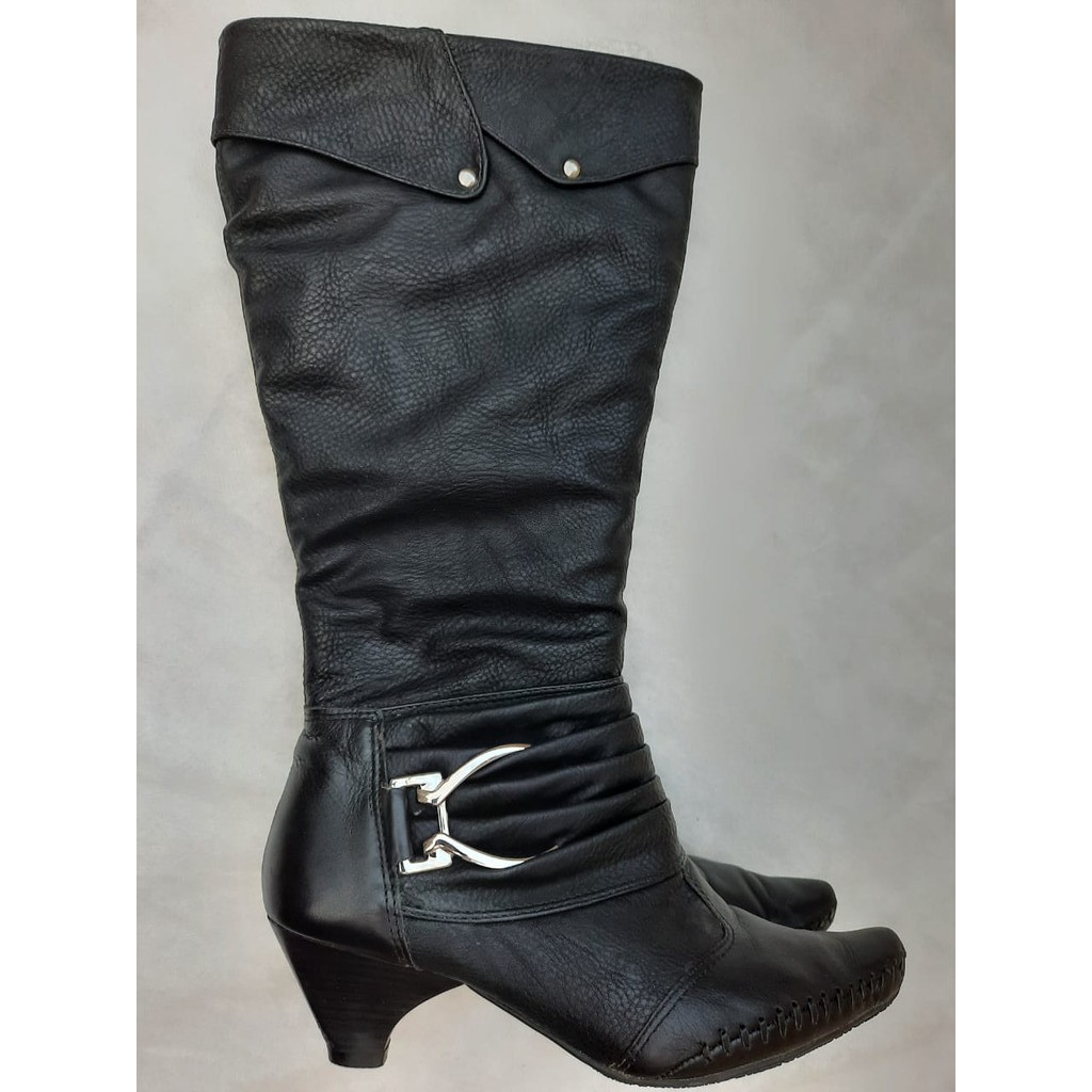 Bota Ramarim Total Comfort - Preta | Shopee Brasil