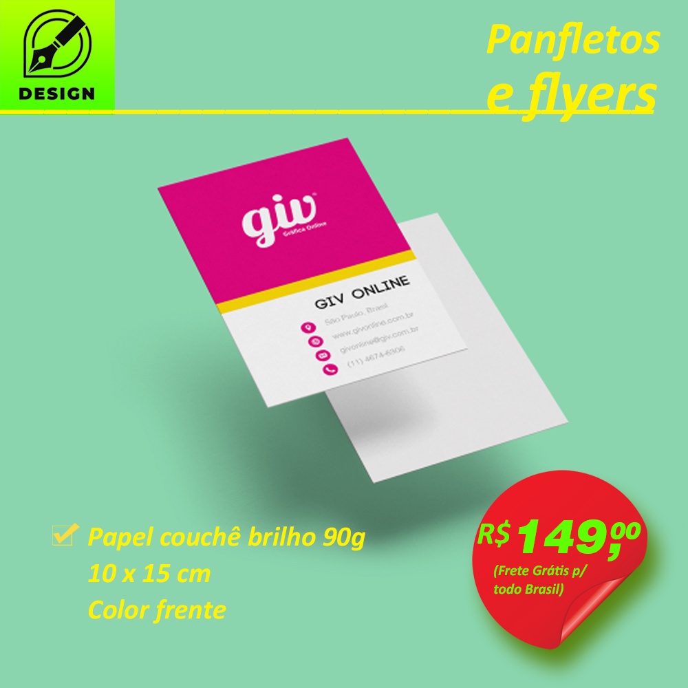 PANFLETOS E FLYERS | Shopee Brasil