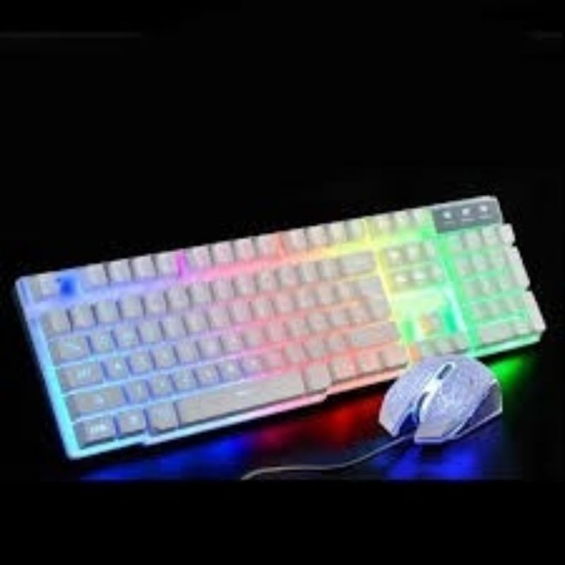 Kit RGB Teclado e Mouse Gamer Semi-Mecânico | BeeCost Kit RGB Teclado e Mouse Gamer Semi-Mecânico | BeeCost
