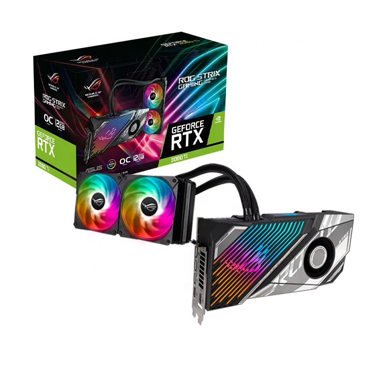 ASUS ROG-STRIX-LC-RTX3080TI-O12G-GAMING Graphics Card NVIDIA GeForce RTX 3080 Ti Graphics Card ...