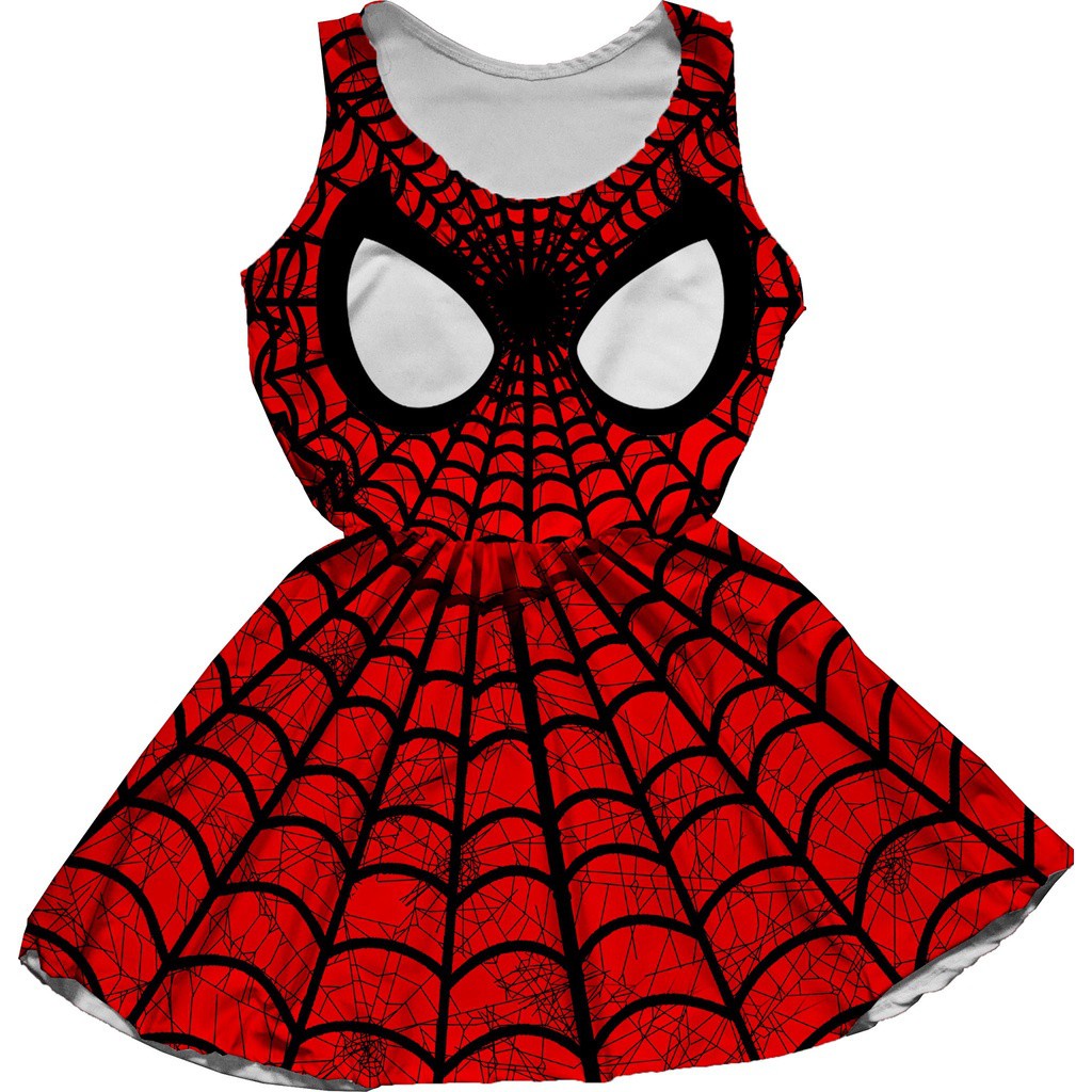 Vestido Rodado - Homem Aranha (83) | Shopee Brasil Vestido Rodado - Homem Aranha (83) | Shopee Brasil